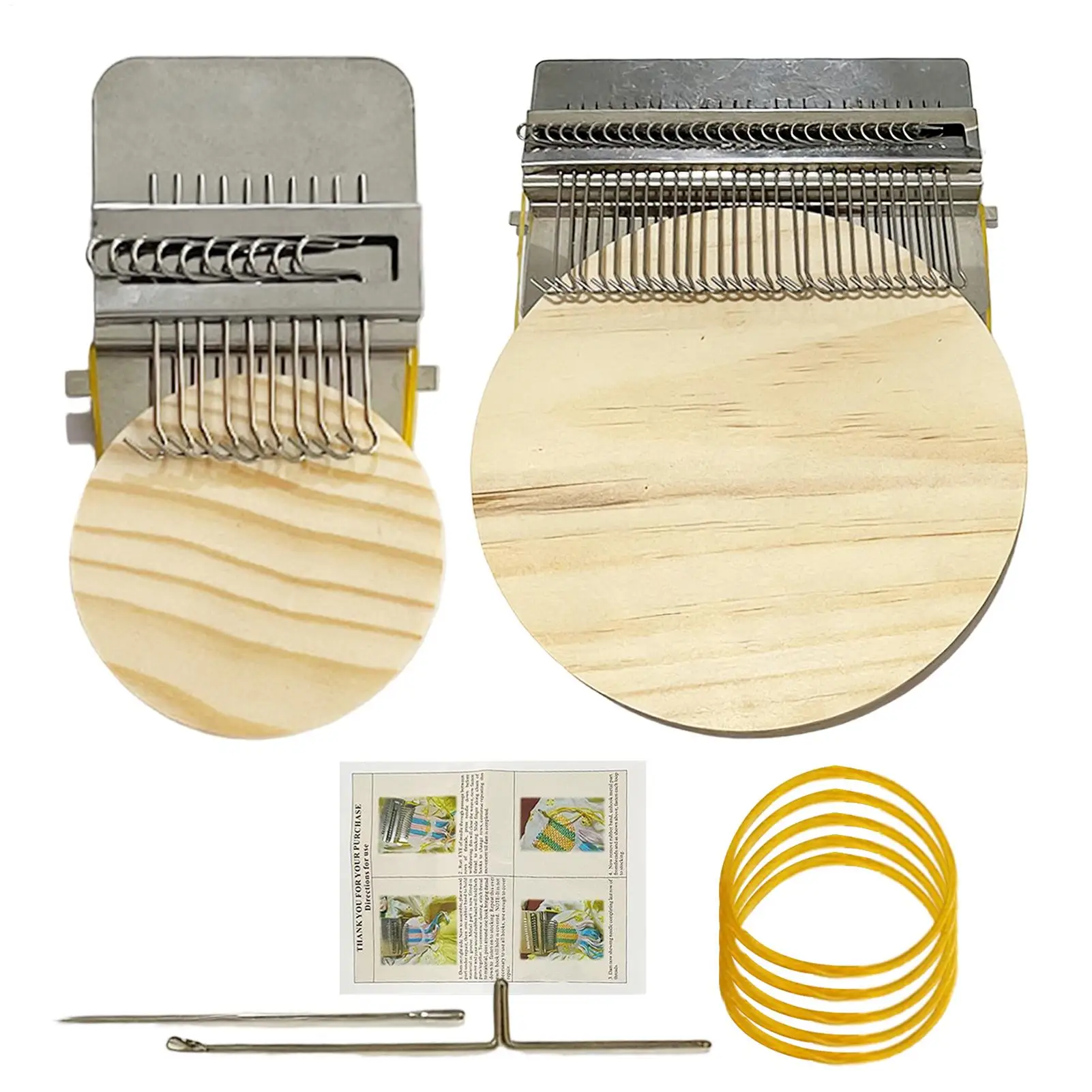Patch Maker Beginner Weaving Set Knit Patch Kit Portable Weaving Tool ...