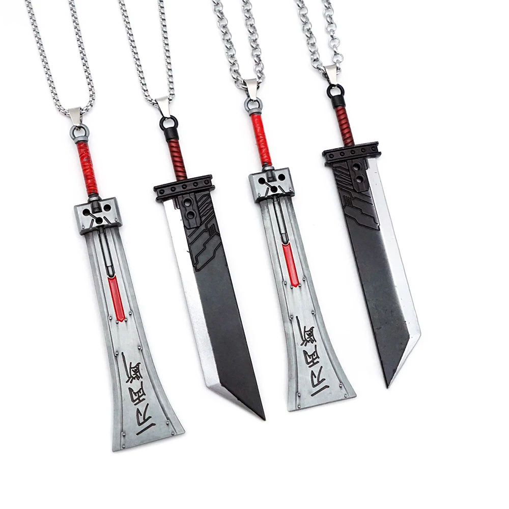 Game-Final-Fantasy-7-VII-Remake-Sword-Necklace-for-Women-Men-Metal ...