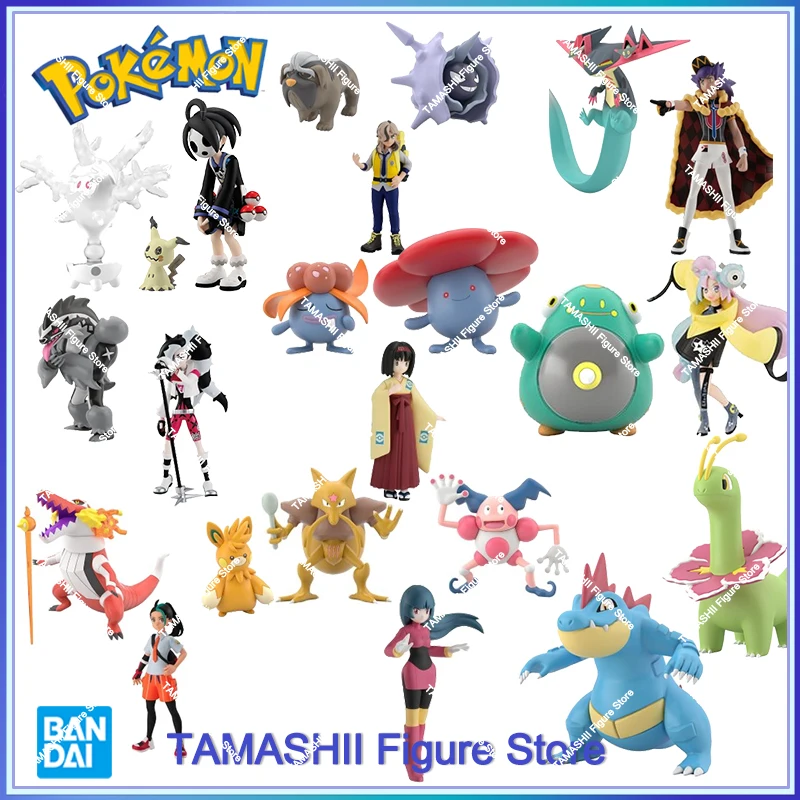 Original-bandai-pokemon-escala-mundo-feraligatr-meganium-allister-leon ...