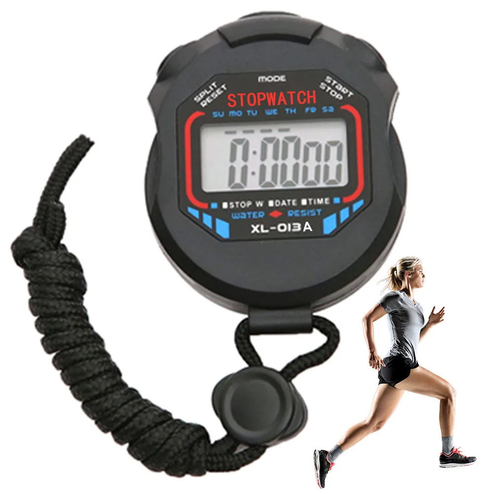 Multi-Function Electronic Stopwatch Handheld Chronometer Professional ...