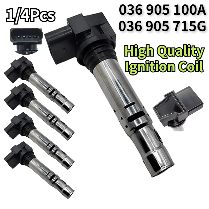 1-4Pcs-High-Quality-036905715G-036905100A-036905715A-036905715F-for-Vw ...