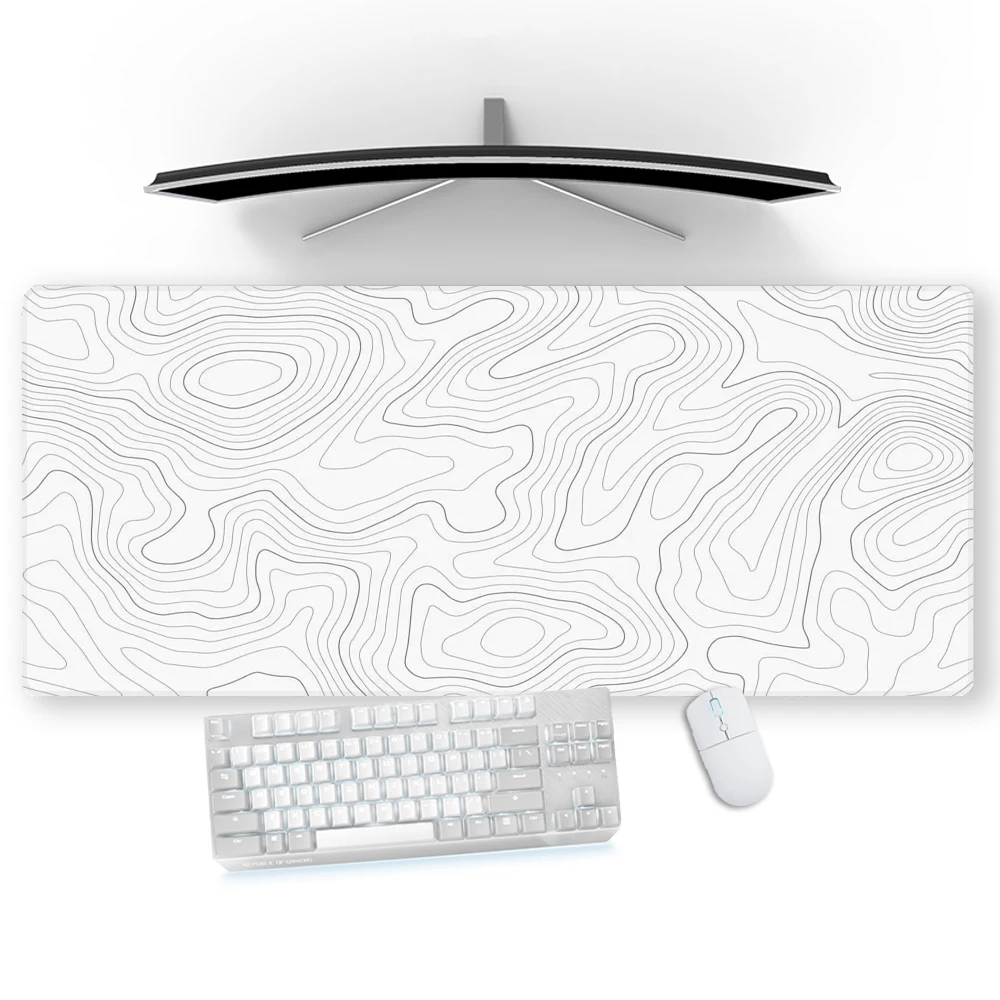White-Gamer-Mousepad-Strata-Liquid-Desk-Mat-Large-900x400-Topographic ...