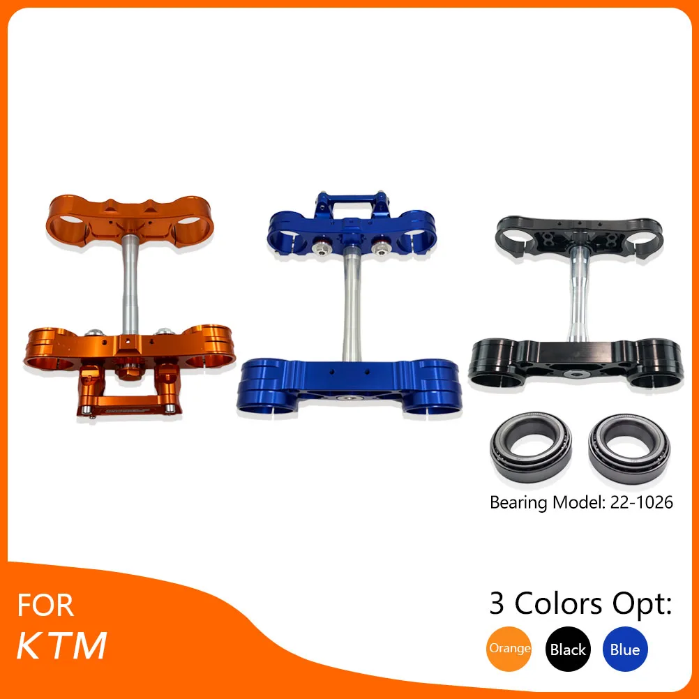 3-Colors-Motorcycle-Triple-Clamps-Steering-Stem-And-Clamp-Riser-Adaptor ...