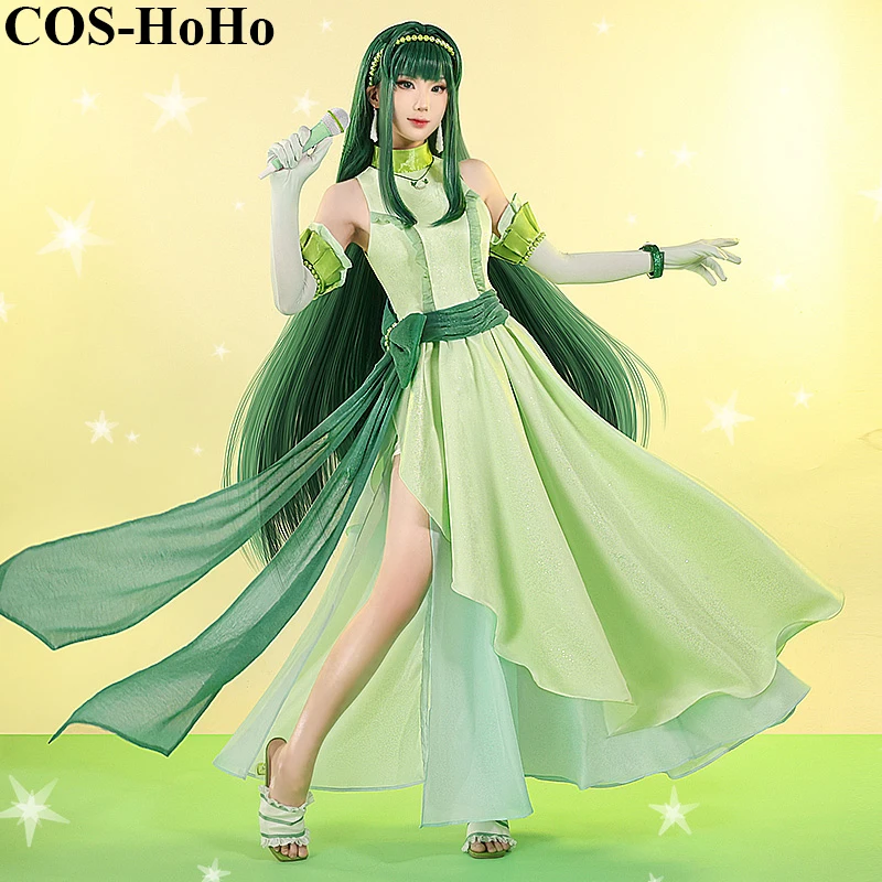 COS HoHo Anime 인어 공주 멜로디 Pichi Pichi 피치 Toin Rina 화려한 드레스 유니폼 코스프레 의상 ...