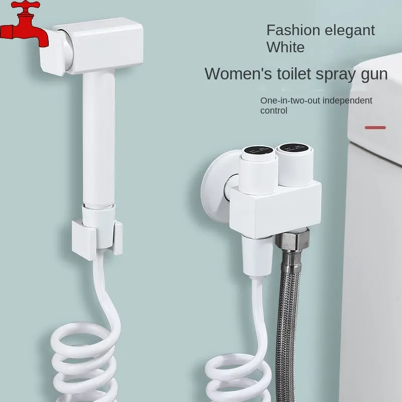 White-Toilet-Spray-Gun-Toilet-Companion-Toilet-Spray-Gun-Set-High ...