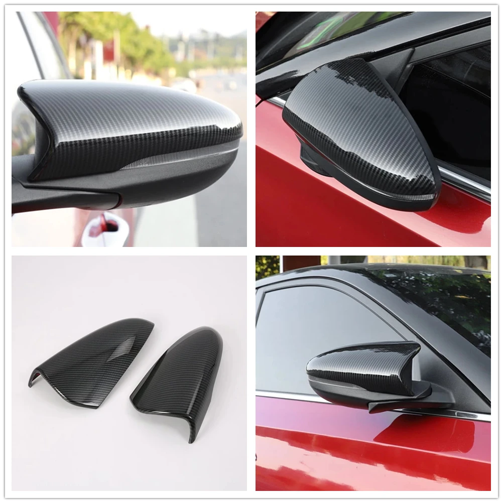 For-Hyundai-i20-i20N-2015-2018-2020-2021-ABS-Carbon-Fiber-Door-Rearview ...