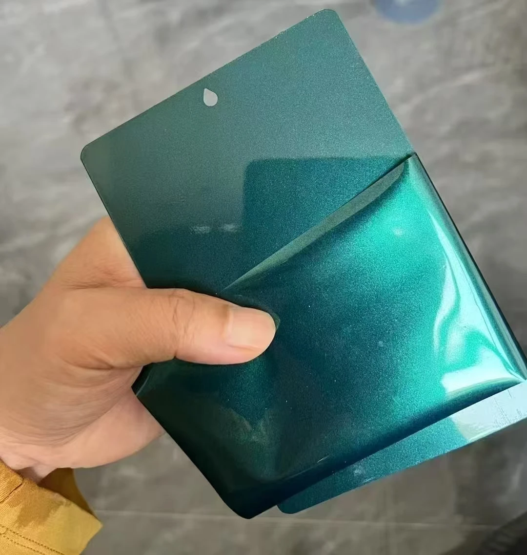 Wrapmaster PET liner glossy metallic Parrot Green Car wraps vinyl ...