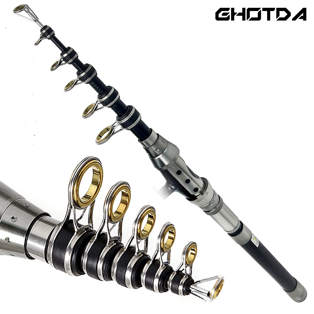 GHOTDA-Lure-Fishing-Rods-Spinning-Baitcasting-Ceramic-Guide-Carbon ...
