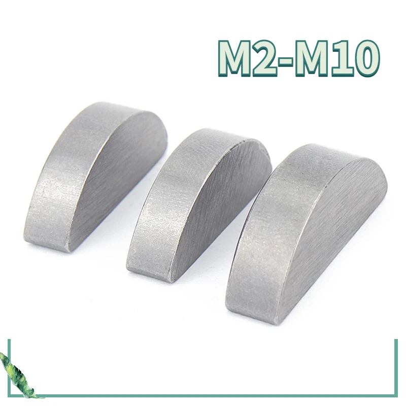 2-5-10-20-50pcs-A3-Carbon-Steel-Woodruff-Keys-Metal-Flat-Semi-circular ...