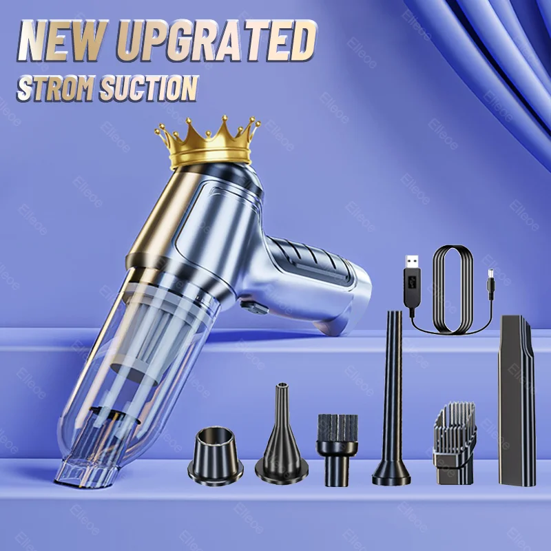 95000PA Car Vacuum Cleaner 1 Powerful Cleaning Machine Car Accessories ...