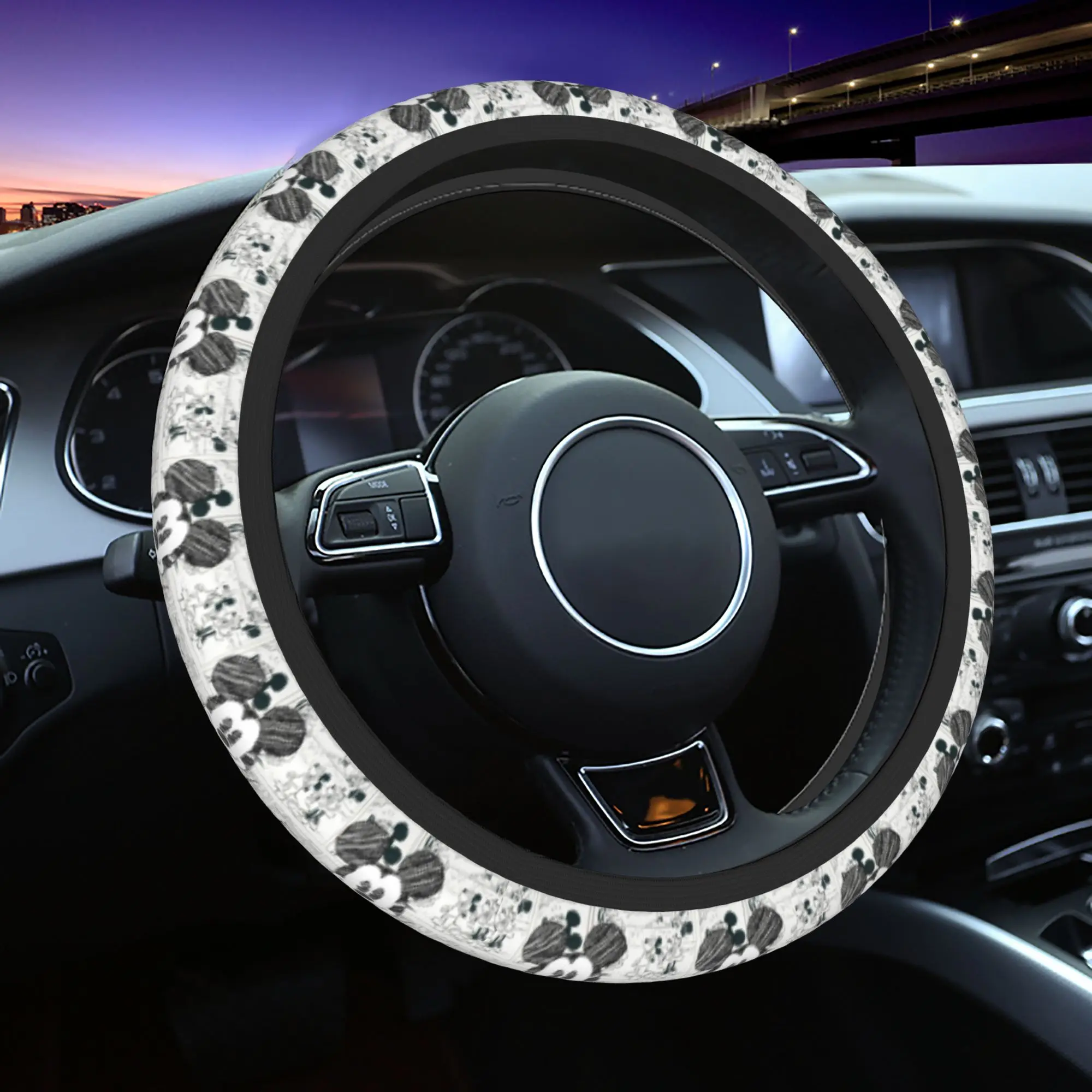 Mickey Mouse Steering Wheel Cover