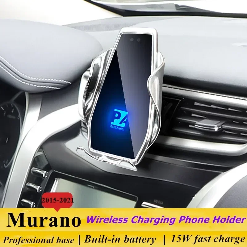 2015-2021-For-Nissan-Murano-Mobile-Phone-Holder-Wireless-Charger-Car ...