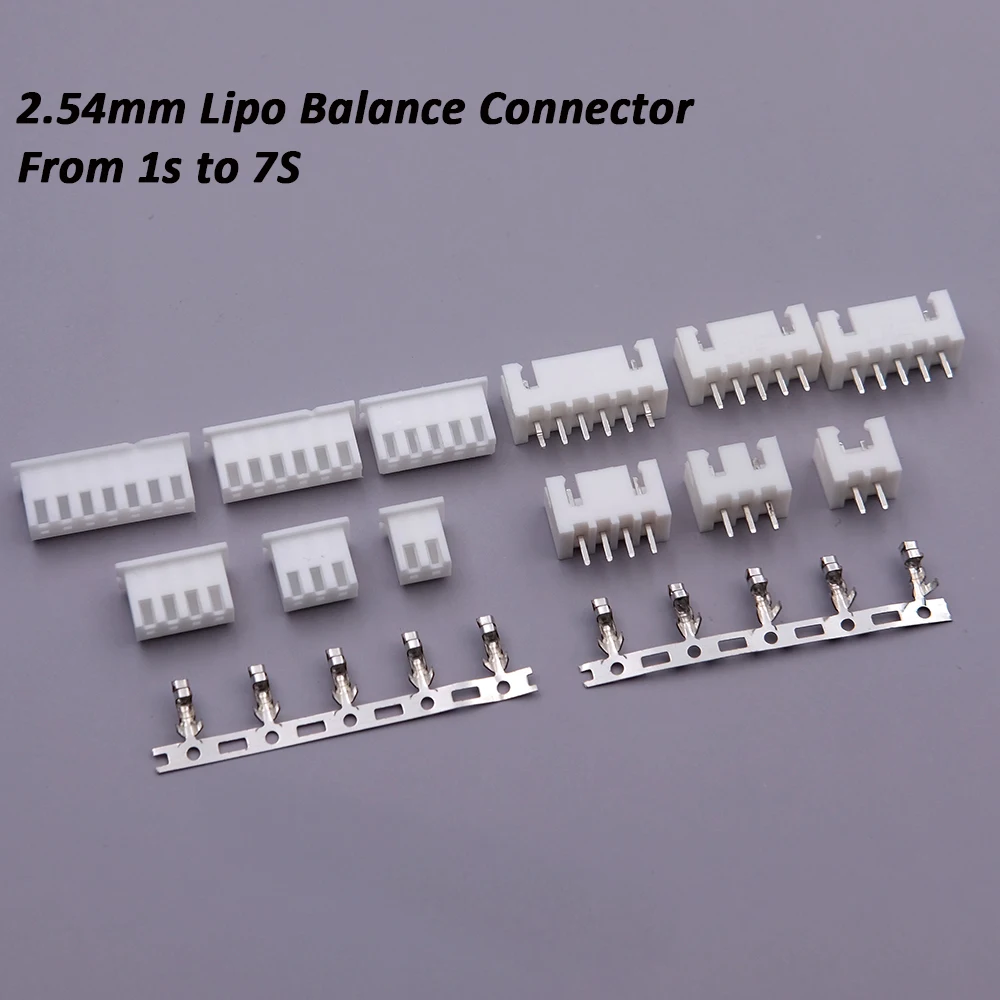 10PCS-Lipo-Battery-Balance-Male-Female-Charging-Terminal-Connector-XH2 ...