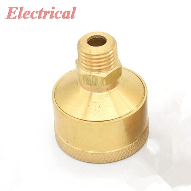 1pc Machine Parts M10x1 Male Thread Grease Oil Cup Cap Gold, 56% OFF