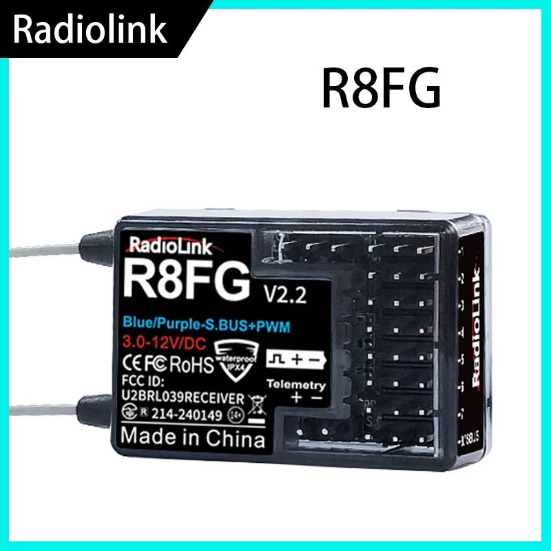 Future Flight Radiolink R8FG 8 Channle 2.4G Gyro RC Receiver Voltage ...