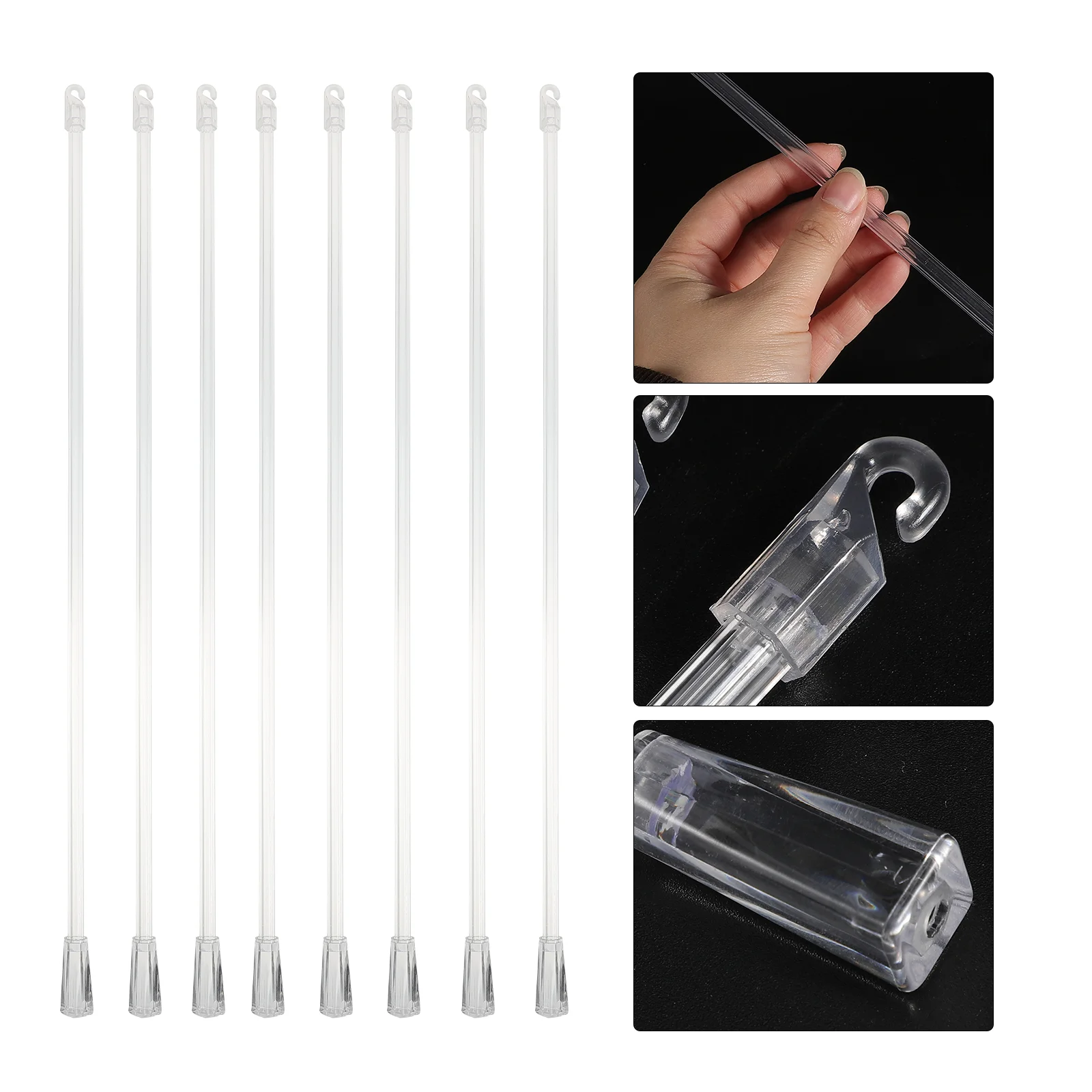 Curtain-Stick-Plastic-Blind-Wands-Vertical-Blind-Stick-Replacement-Rods ...