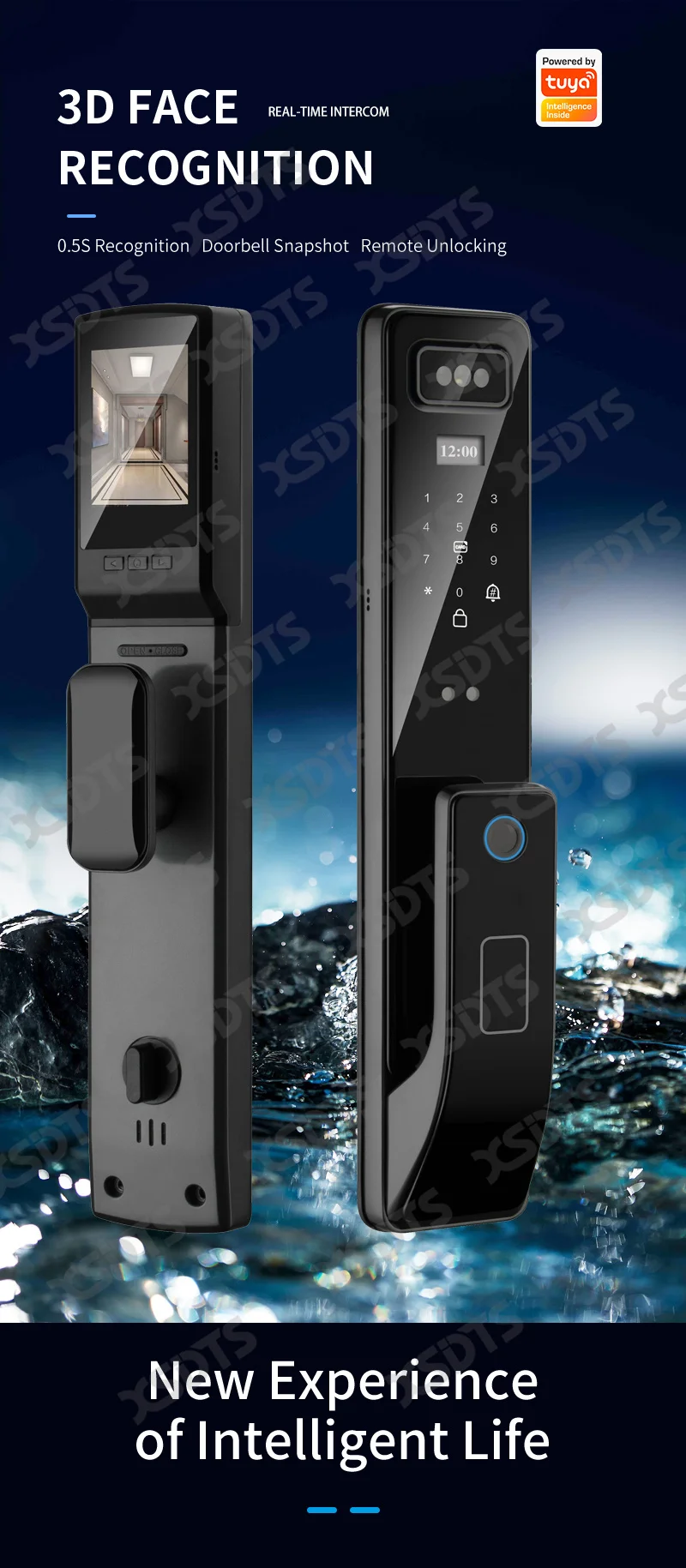 Smart Door Lock with 3D Face Recognition - Shopping Pitstop