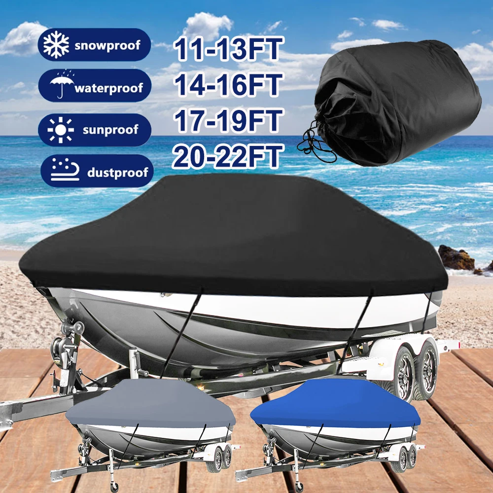 11-22ft-Yacht-Cover-Protective-Tarp-Anti-UV-Waterproof-Portable-210D ...