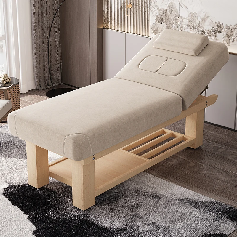 Home-beauty-massage-bed-wooden-Ear-Cleaning-Adjust-esthetician-massage ...