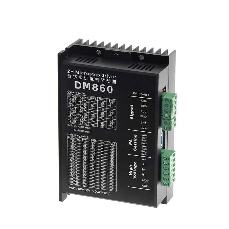 DM860 DMA860H Two-phase 57 86 Stepper Motor Driver Engraving Machine ...