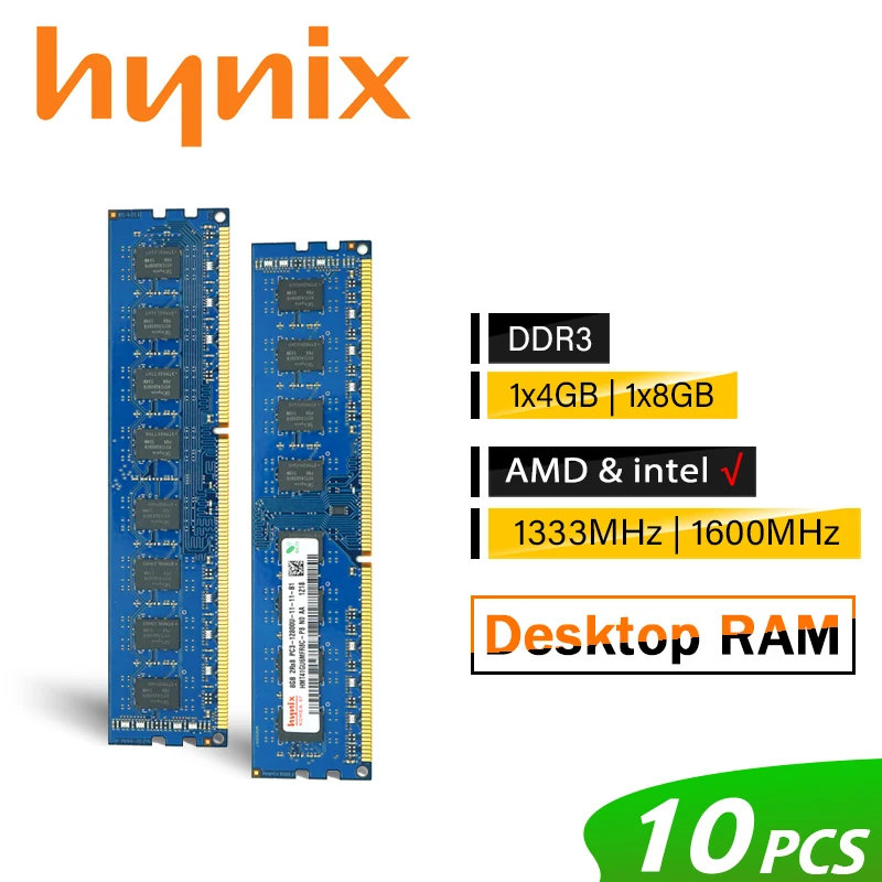 Hynix Chipset Pc Desktop 2gb 4gb 8gb Pc3 Ddr3 1333mhz 1600mhz Udimm Module Memory 2g 4g 8g 1333 ...