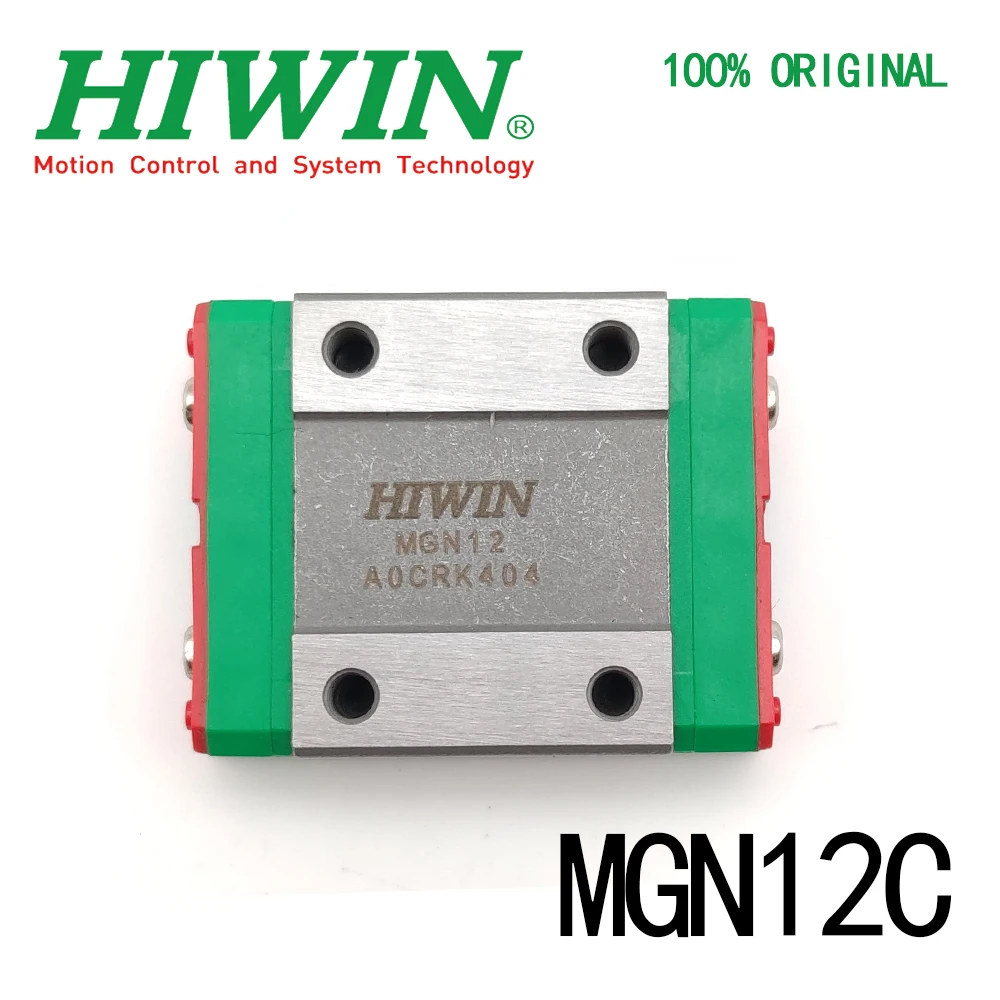 HIWIN Original Genuine MGN12 Linear Guideway 50-550mm + 1PCS MGN12C ...