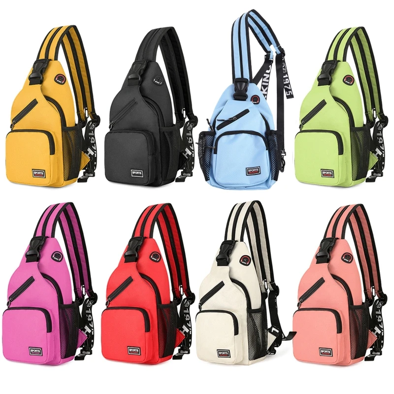 Women Men Small Sling Backpack Waterproof Crossbody Shoulder Chest Bag ...