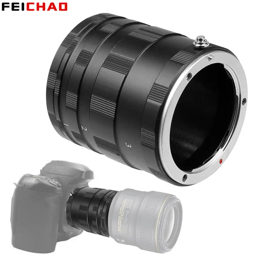 Metal-Camera-Adapter-Macro-Close-up-Mount-Ring-Lens-Extension-Tube-Kit ...