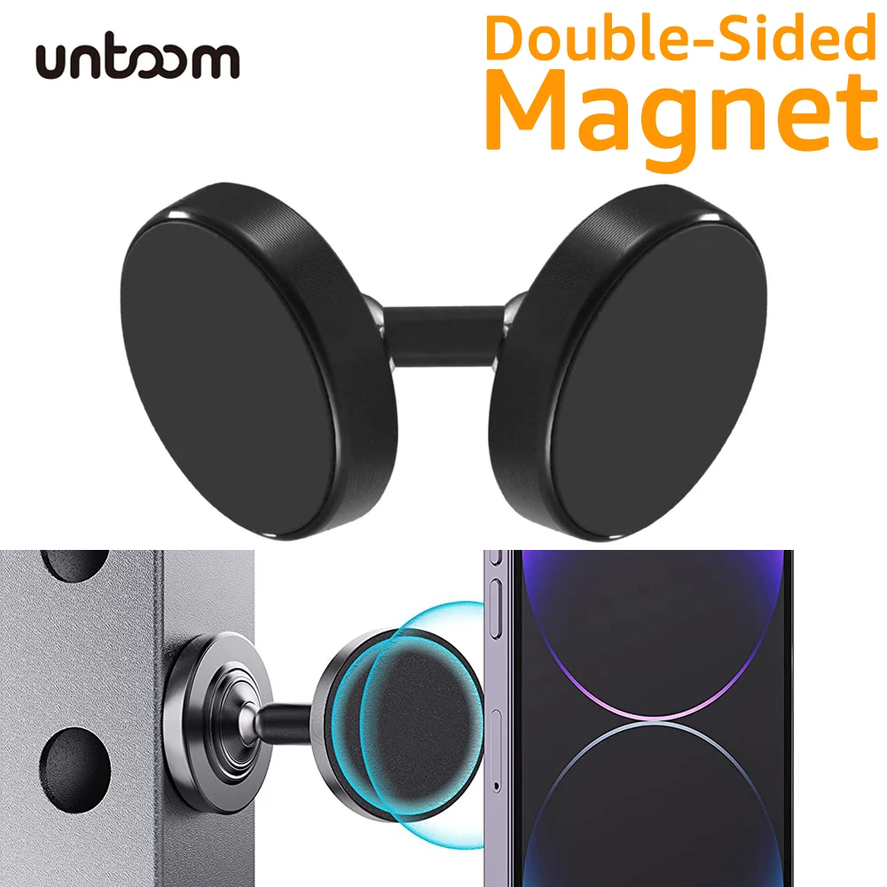 Double-sided-Magnetic-Phone-Holder-For-iPhone-14-13-Samsung-Xiaomi-Dual ...