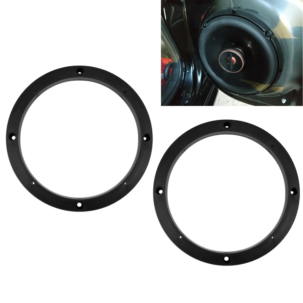 2PCS 6.5 inch Universal Car Door Speaker Mounting Ring Spacer Adapter ...