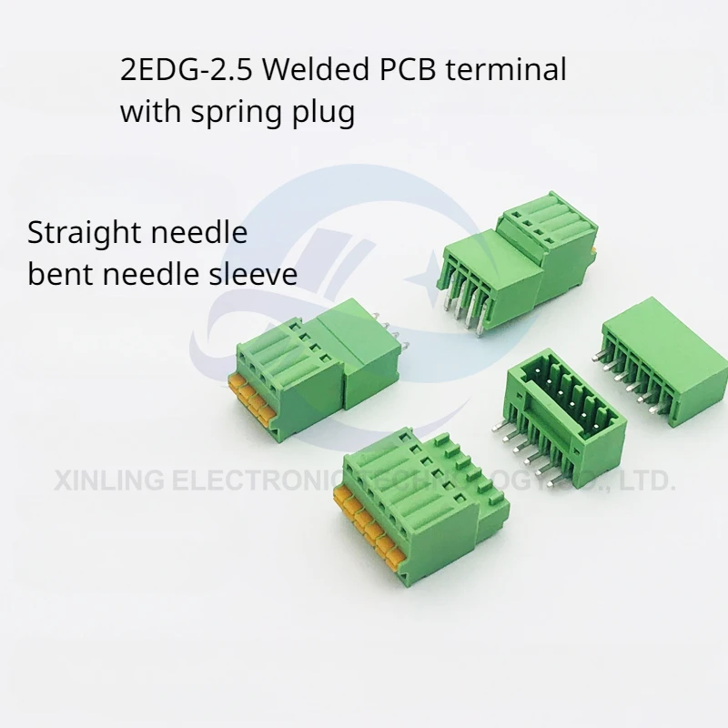 1-set-socket-plug-Pull-out-terminal-2EDGKD-2-5mm-small-pitch-spring ...