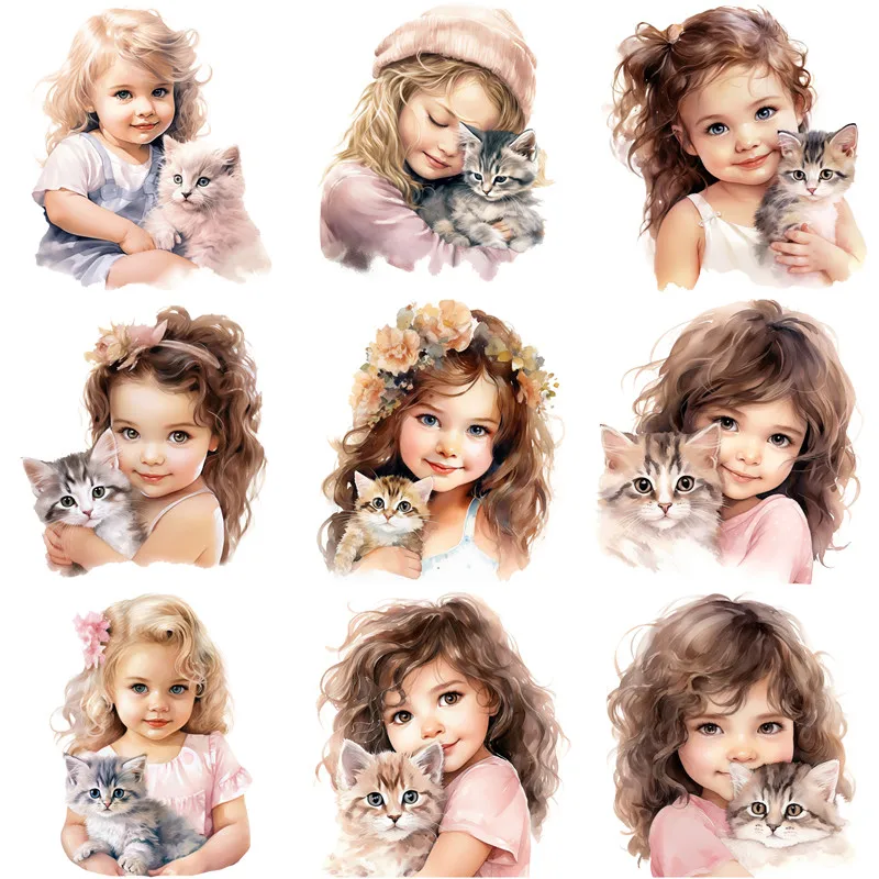 Cat-Girl-Stickers-Crafts-And-Scrapbooking-stickers-kids-toys-book ...