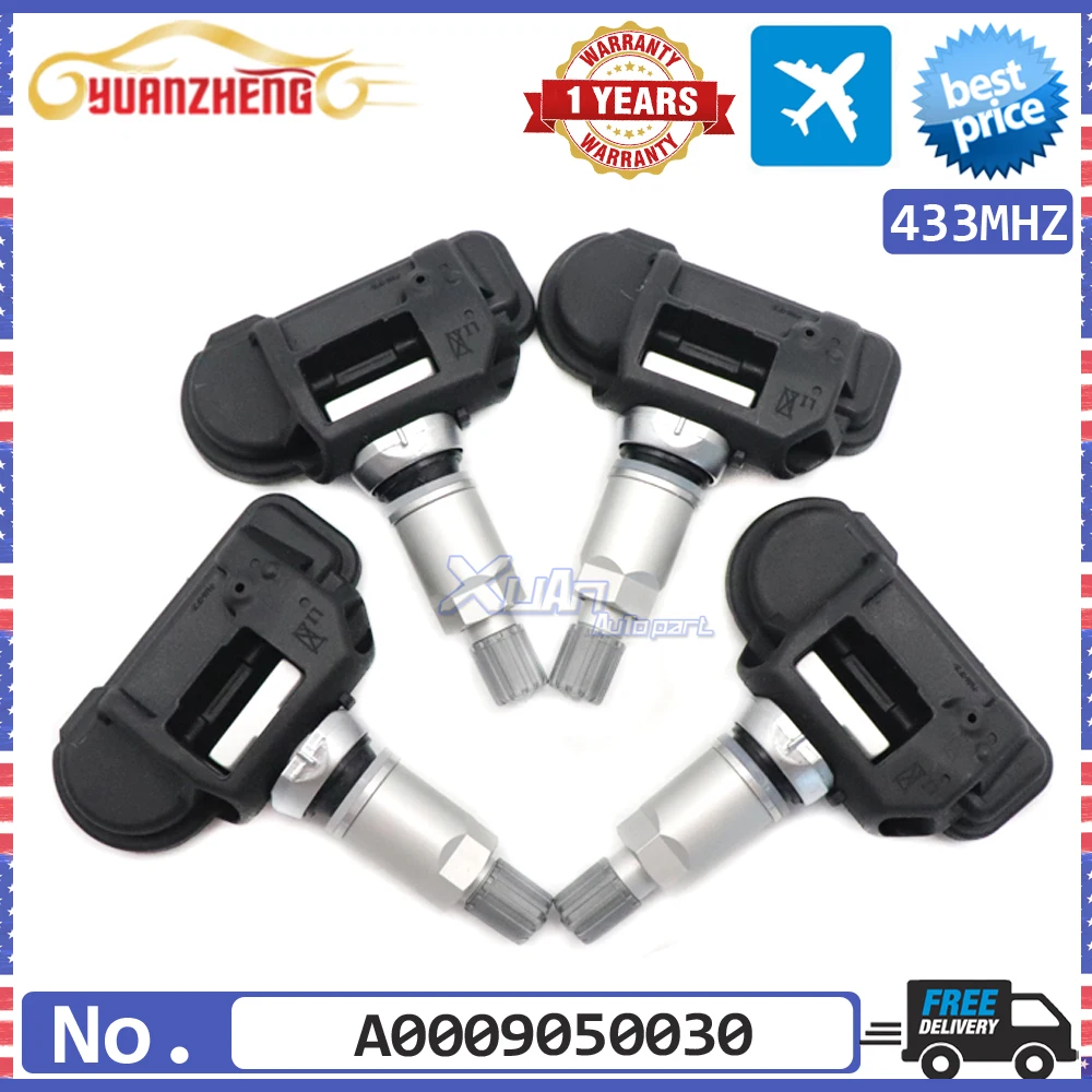 433MHZ-TPMS-TIRE-PRESSURE-SENSOR-A0009050030-For-Mercedes-Benz-C-Class ...