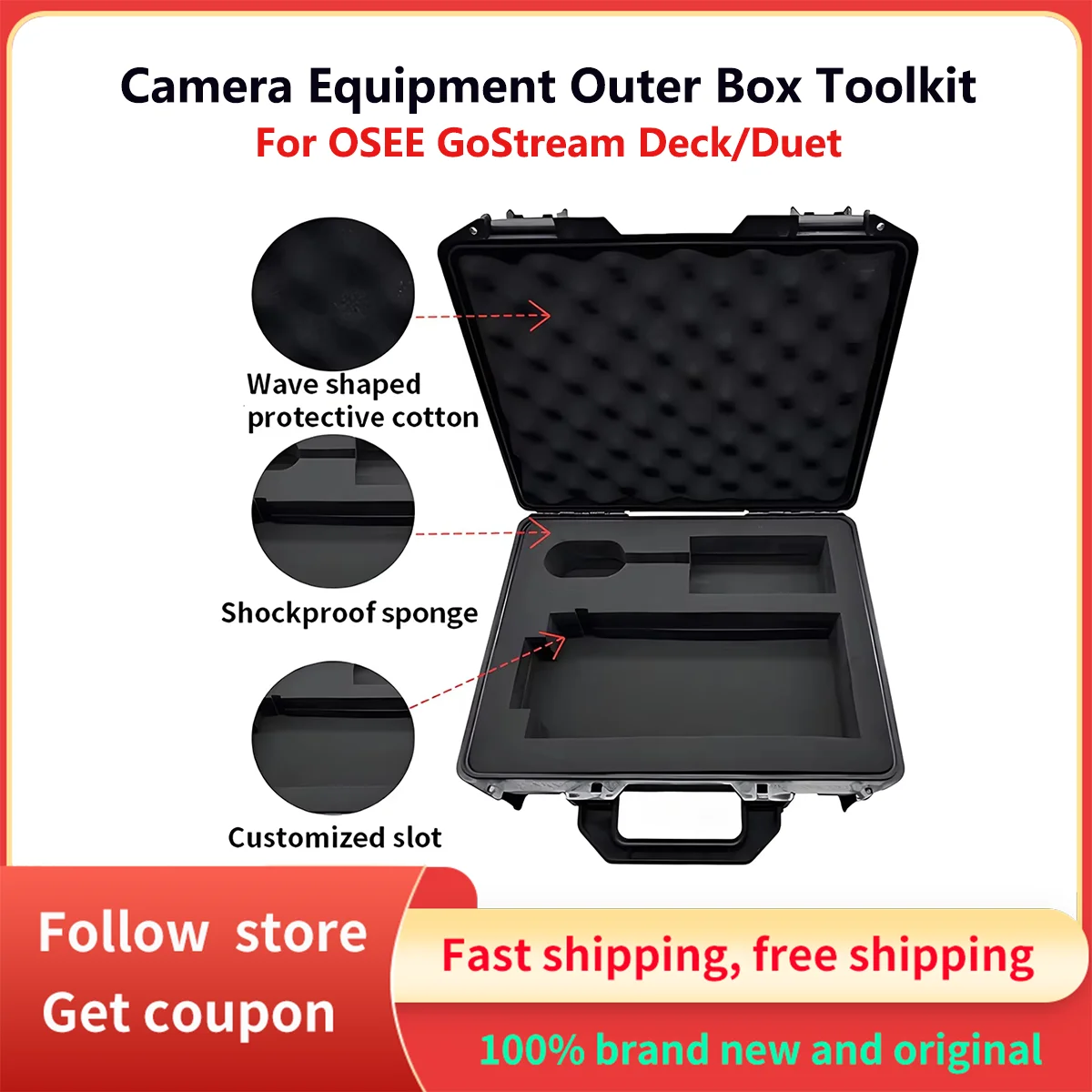 Thickened Fall-proof Camera Equipment Outer Box Case Live Streaming ...