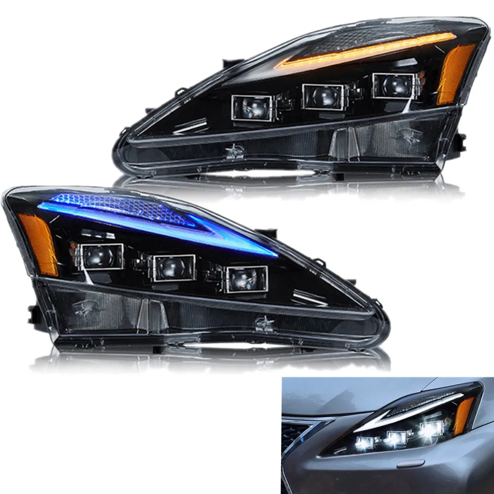 Led-Headlights-For-Lexus-IS250-IS-220d-IS350-2006-2013-IS-F-2008-2015 ...