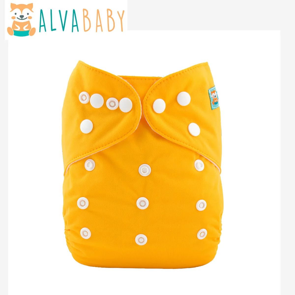 1pc ALVABABY Solid Color Cloth Diapers Baby Eco-friendly Modern Cloth ...
