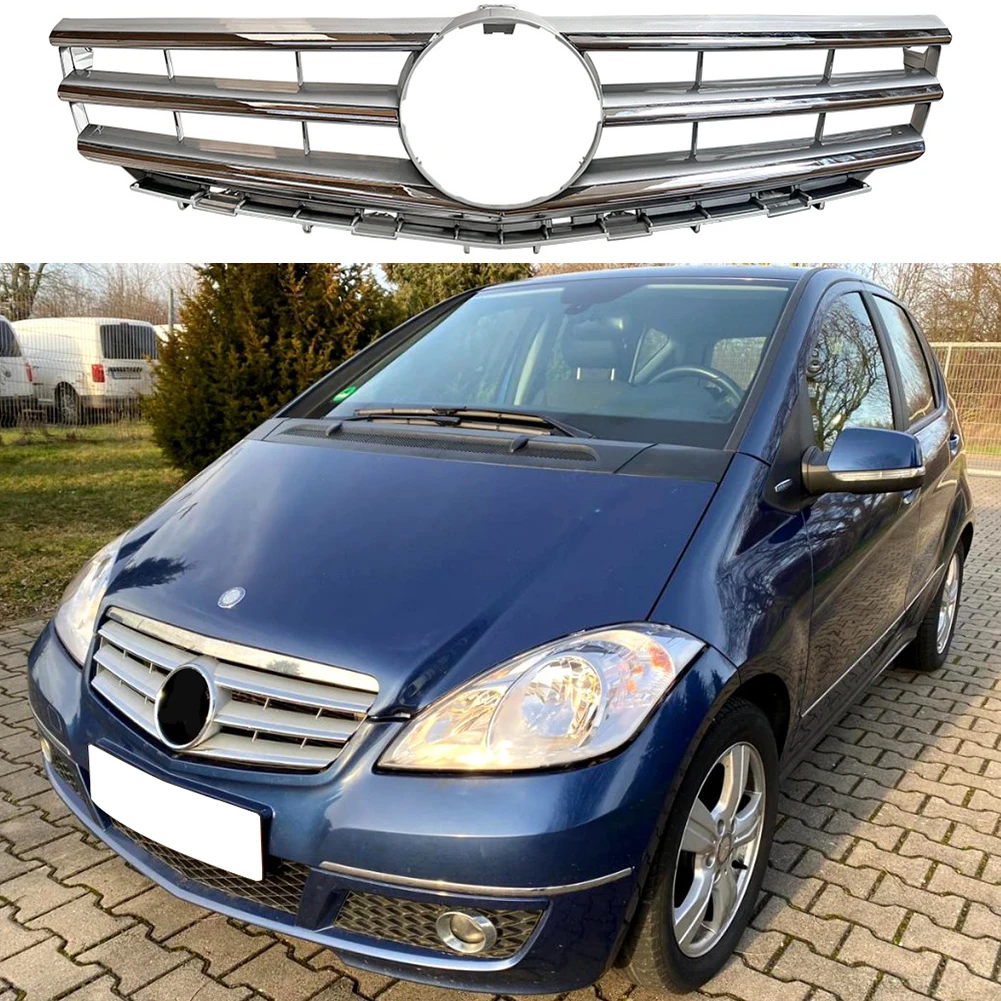 Front-Facelift-GrillesUpper-Bumper-Radiator-Fit-For-Mercedes-Benz-W169 ...