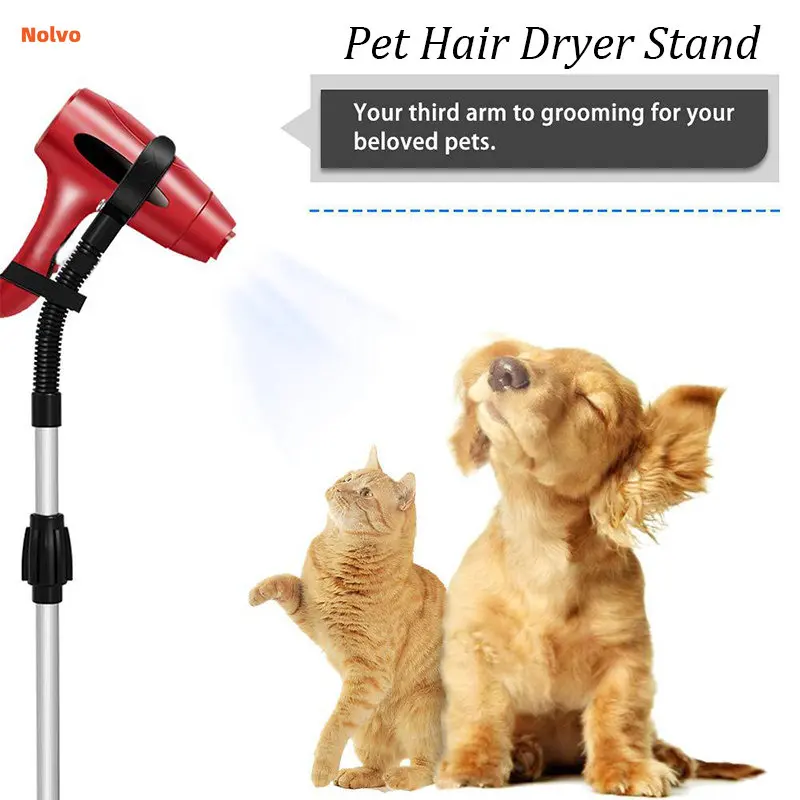 New-Pet-Hair-Dryer-Stand-Lazy-Frame-Aluminum-Alloy-Length-Adjustable ...
