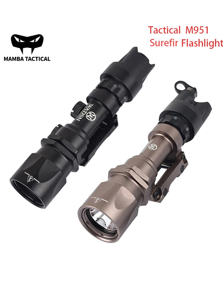 Tactical-Surefir-M951-LED-WADSN-Mark-Flashlight-Metal-Scout-Light-Outdoor-Hunting-M600-Weapon ...
