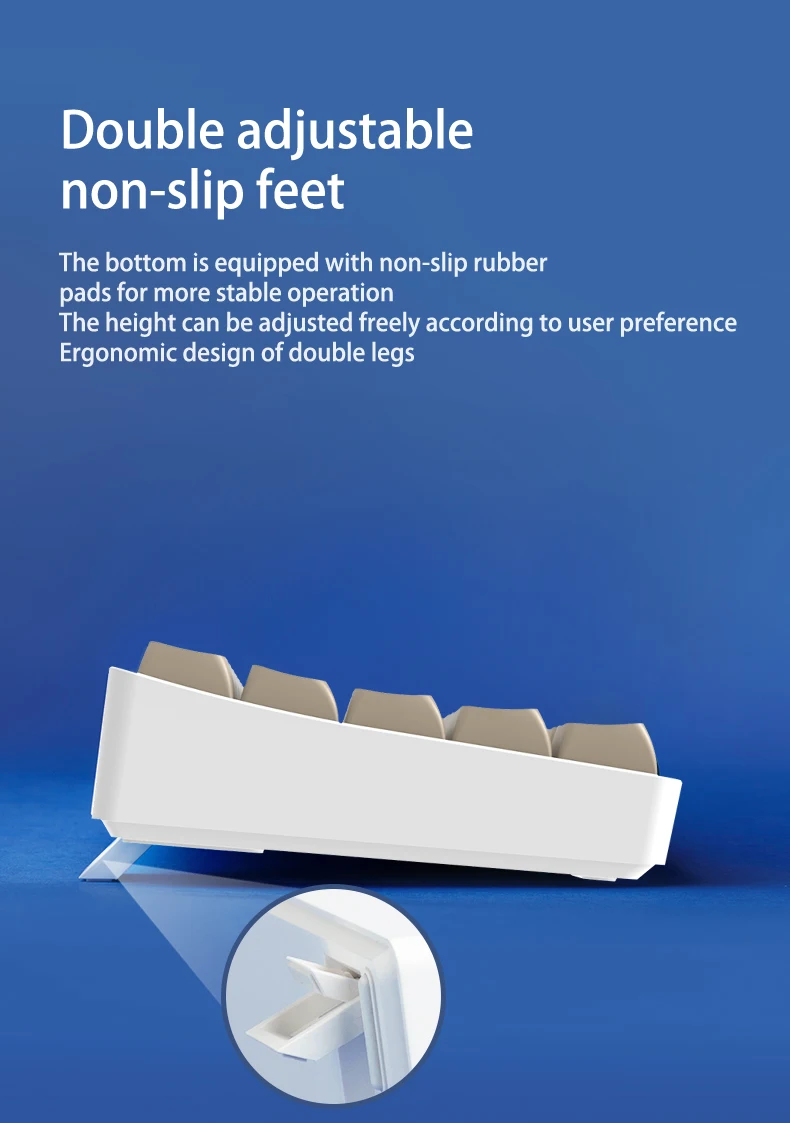 Aigo A68 Mechanical Keyboard – Compact & Hot-Swap