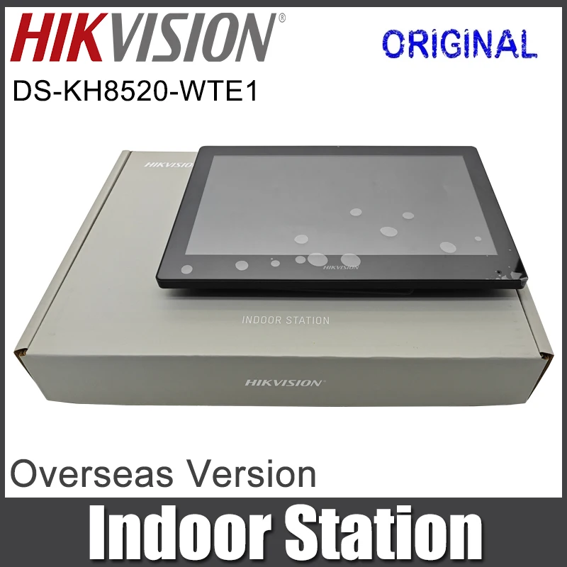 Hikvision DS-KH8520-WTE1 Indoor Station 10-inch Touch-Screen KH8 Series ...