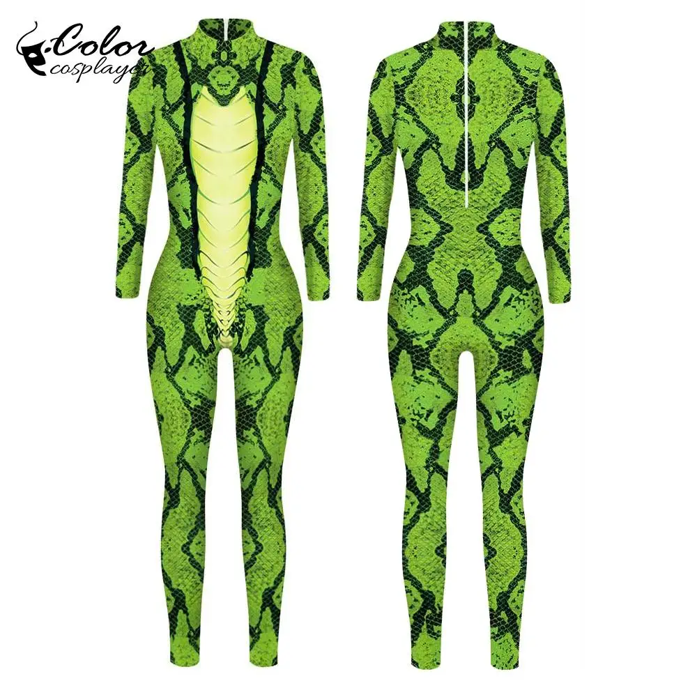 Color Cosplayer New Fashion Snake Cosplay Costume Women Halloween ...