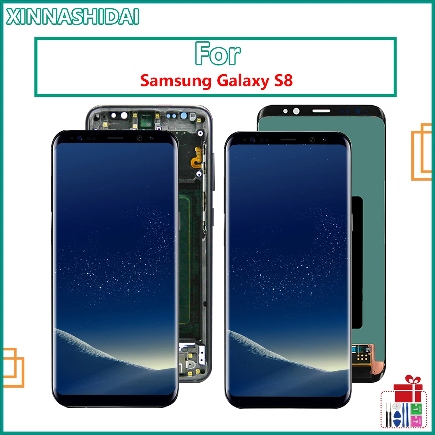 Tested-LCD-Display-For-Samsung-Galaxy-S8-G950-G950F-LCD-Display-Touch ...