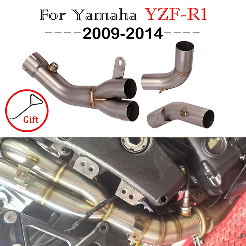 Motorcycle Exhaust For Yamaha Yzf-r1 R1 2009 - 2014 Escape Muffler ...