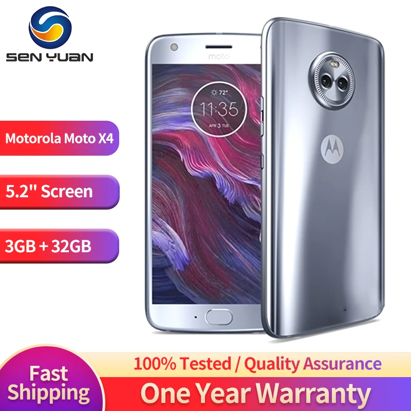Ponsel Motorola Moto X4 XT1900 4G LTE, HP Android octa-core RAM 3GB ROM ...