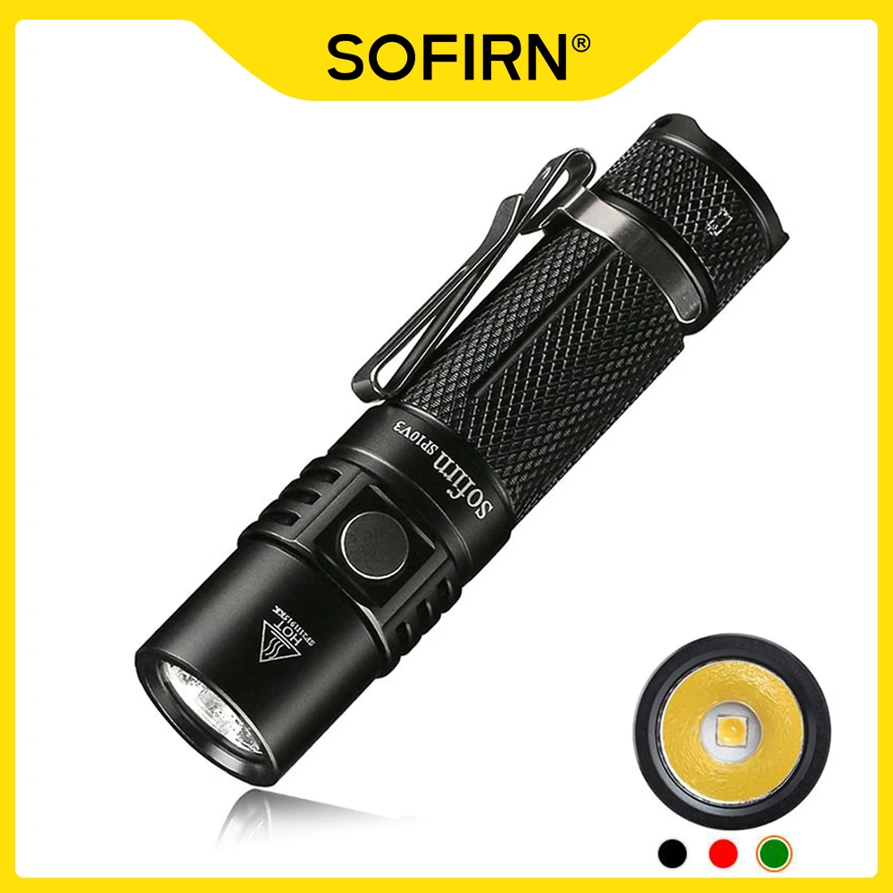Sofirn-SP10-V3-0-Mini-LED-Flashlight-14500-AA-Pocket-Light-Torch-LH351D ...