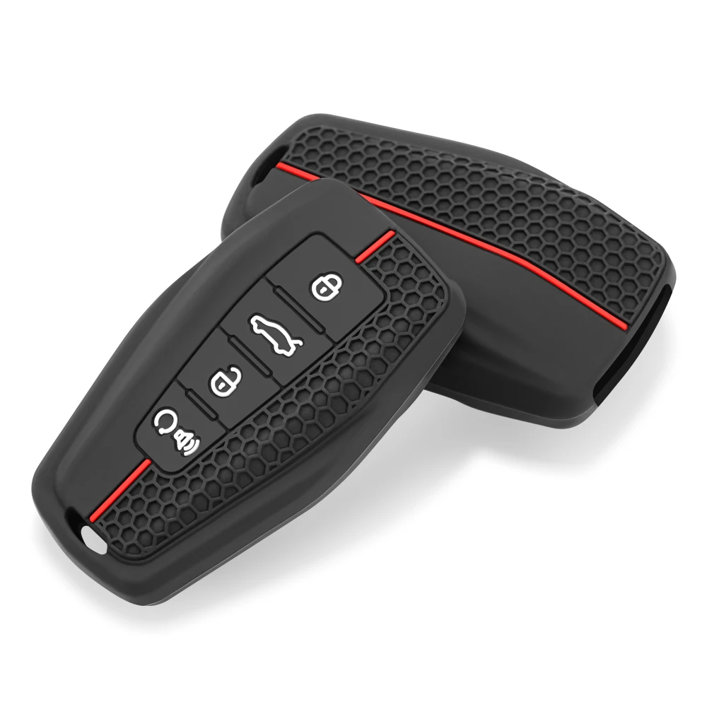 Silicone-Car-Key-Case-Cover-For-Geely-Coolray-X6-Emgrand-Global-Hawk ...