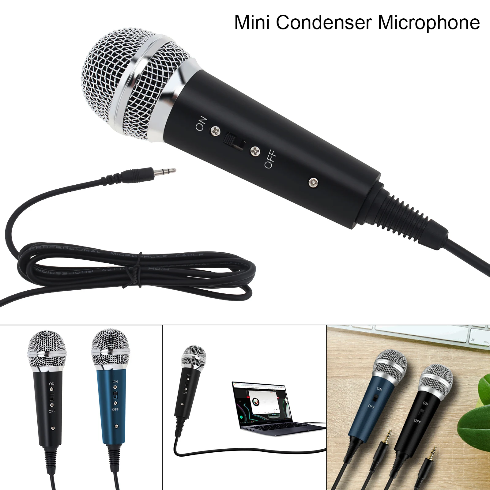 3-5mm-Mini-Recording-Condenser-Microphone-Mobile-Phone-Handheld-Mic-for ...