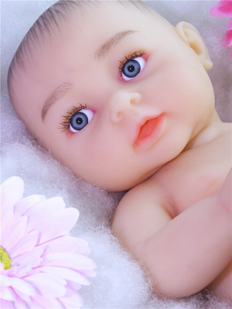 Rebirth Doll High Simulation Baby Doll Cute White Skin Baby Girl ...