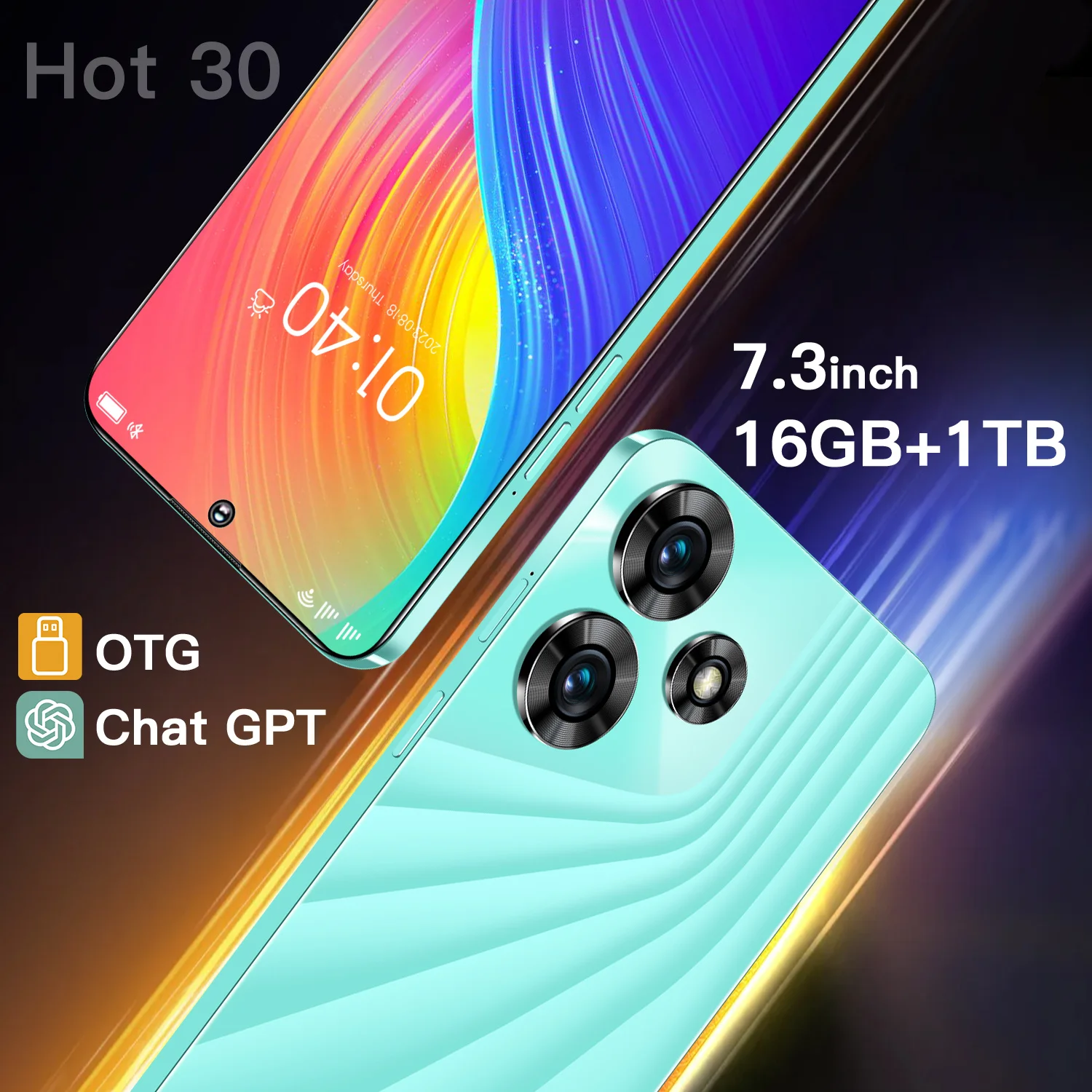 Vers-o-Global-Original-Hot-30-Smartphone-Telem-veis-5G-Android-7-3 ...